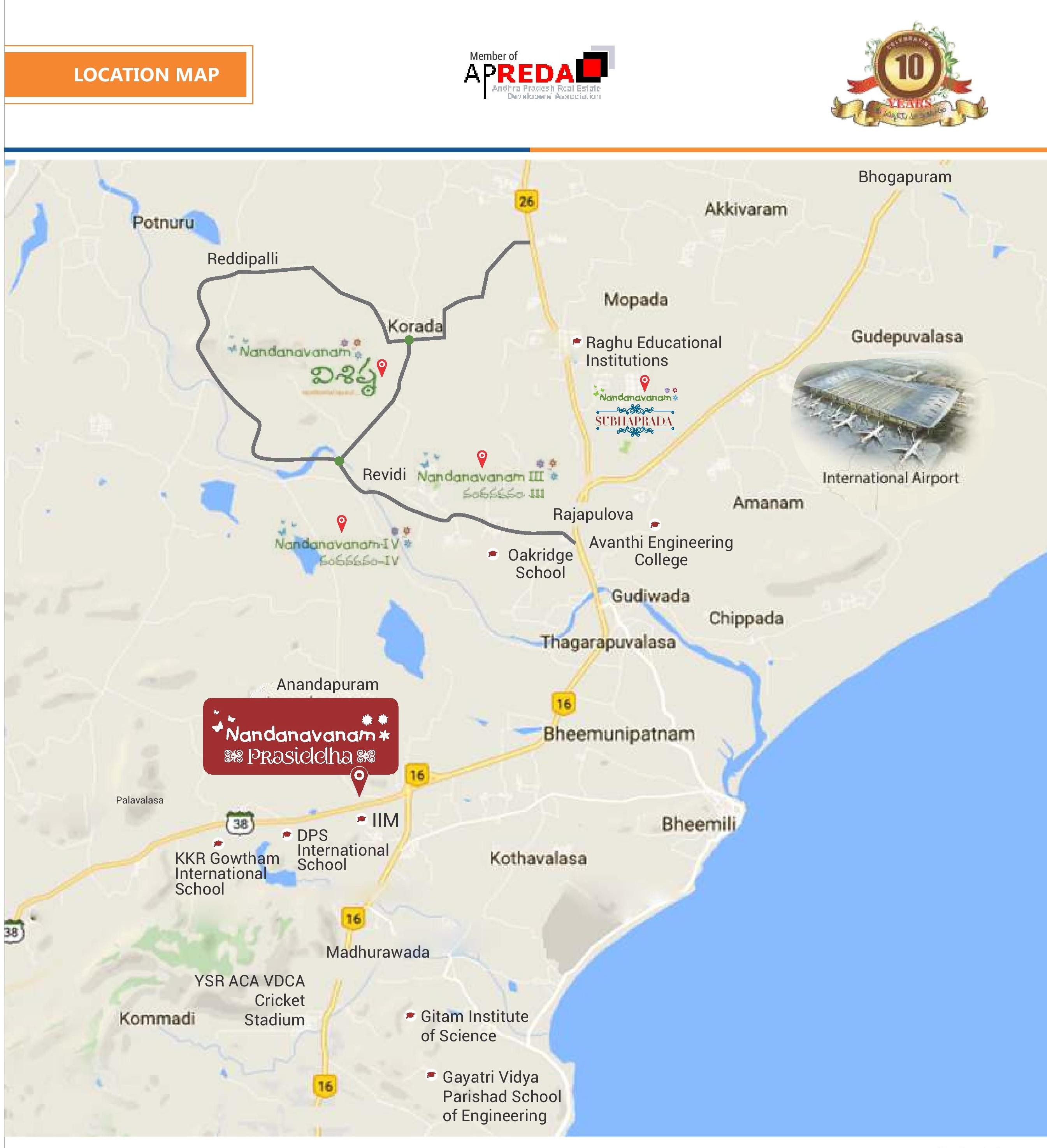 NANDANAVANAM PRASIDHA at anadapuram location vizag lands