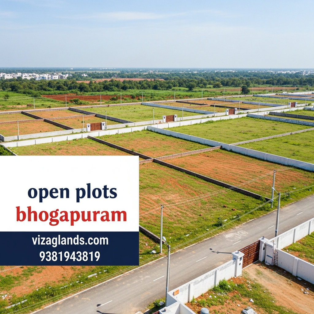 Residential plots in Bhogapuram, VMRDA approved layout Bhogapuram