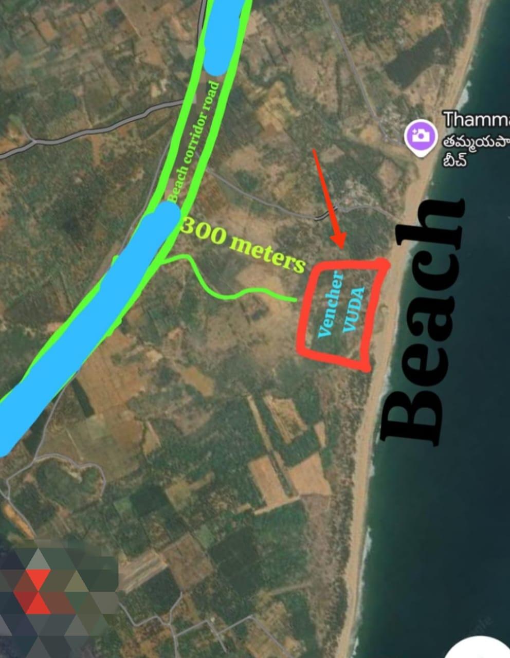 Beach Coastal Corridor Plots In Bhogapuram, Beach/Sea View Facing Plots ...