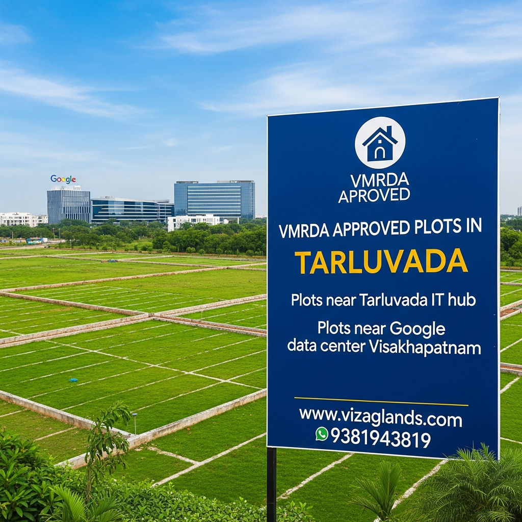 VMRDA approved plots in Tarluvada Plots near Tarluvada IT hub Plots ...
