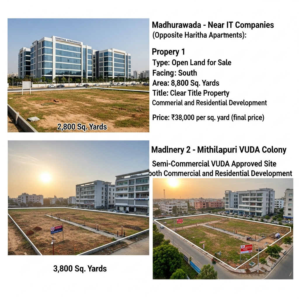 Commercial site in Madhurawada,Madhurawada IT zone lands,Commercial ...