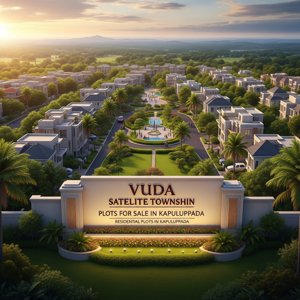 VUDA Satellite Township plots for sale in Kapuluppada, Residential ...