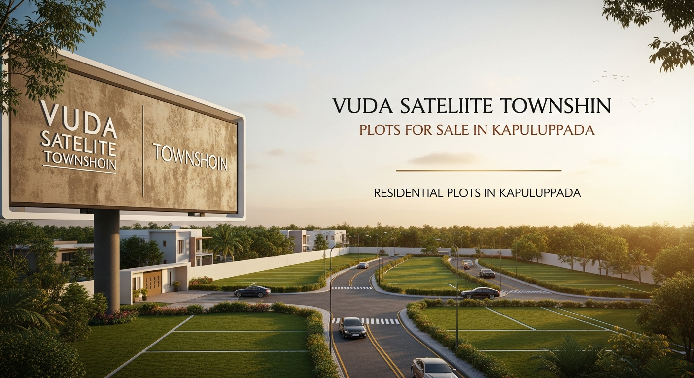 VUDA Satellite Township plots for sale in Kapuluppada, Residential ...