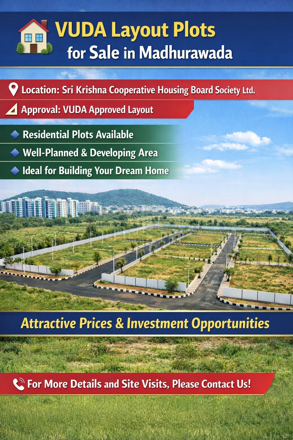 PLOTS IN Madhurawada Shipyard Layout Madhurawada Shipyard Layout VIZAG